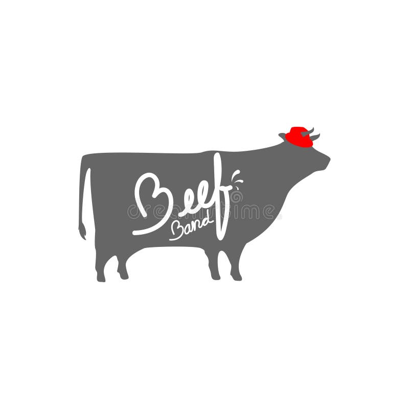 Beef Label Logo Design , Vector Stock Illustration - Illustration of ...