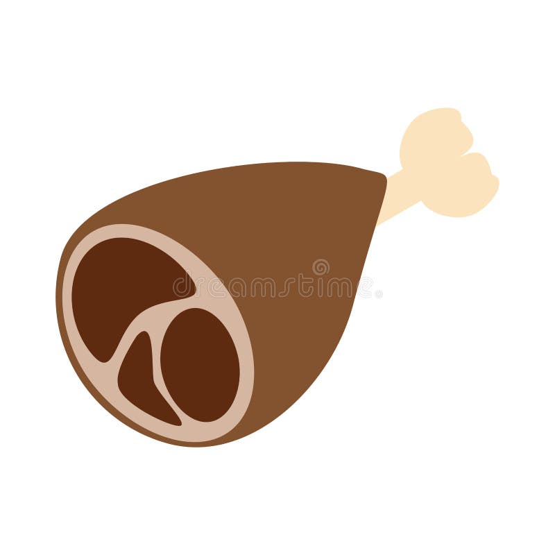 Beef leg food stock vector. Illustration of lifekitchen - 134309940