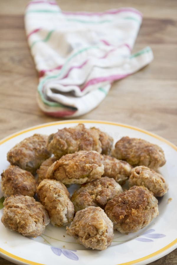 Beef light meatballs stock image. Image of fried, beef - 78906931