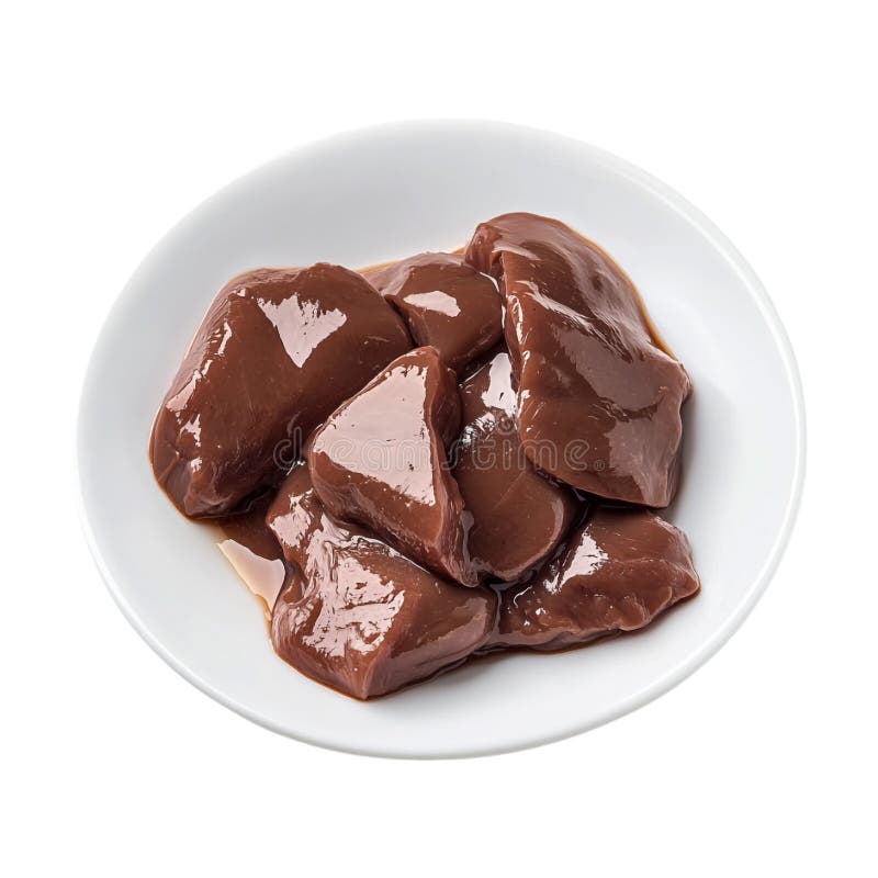Beef Liver with Lemon on Transparent Background - Ai Generated Stock ...