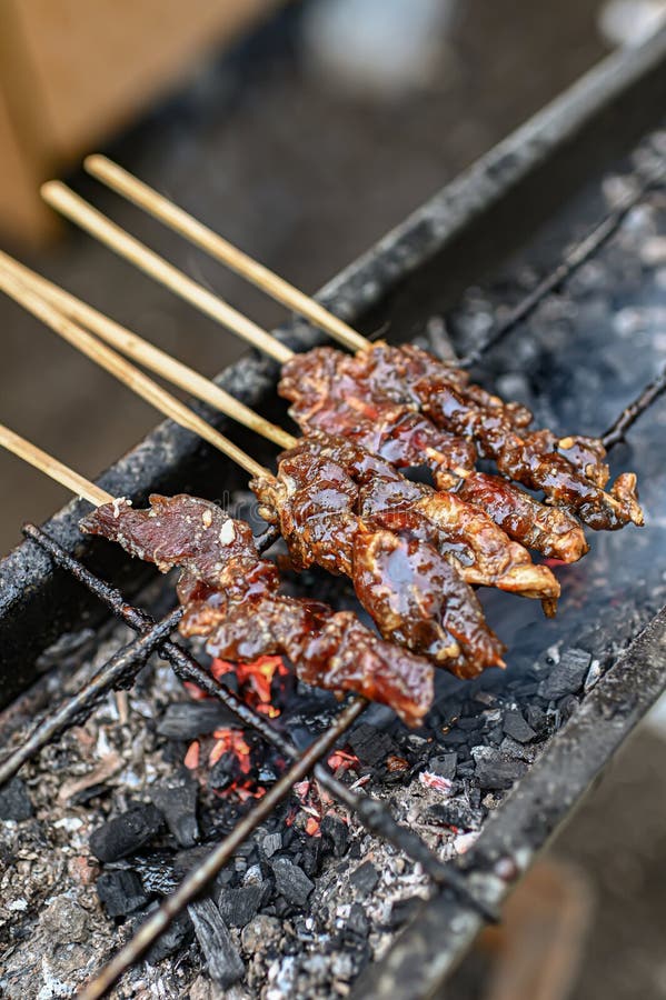 Beef maranggi satay stock photo. Image of cuisine, meal - 309660840