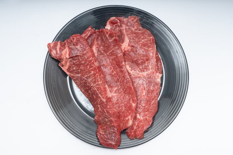 Beef meat in a bow stock image. Image of fillets, served - 243578993