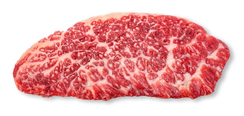 Beef Meat Isolated on White Clipping Path Stock Image - Image of ...