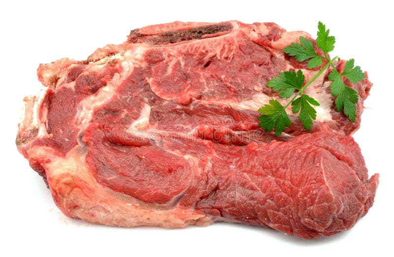 Beef meat stock photo. Image of isolated, white, meat - 311297702