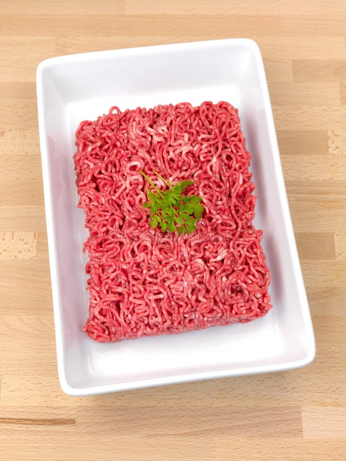 Beef Mince stock photo. Image of isolated, plastic, meat - 14147638