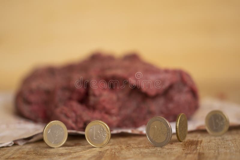 Beef and money stock photo. Image of grill, white, meal - 315611728