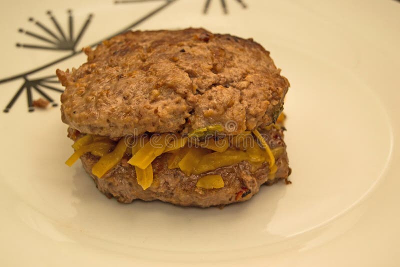 Beef Patties Plated stock image. Image of cook, beef - 92514013