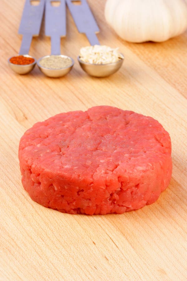 Beef patty stock image. Image of edible, food, hamburger - 14255661
