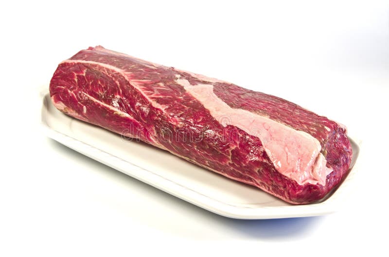 Beef on a plate stock image. Image of cattle, meat, beef - 19796551
