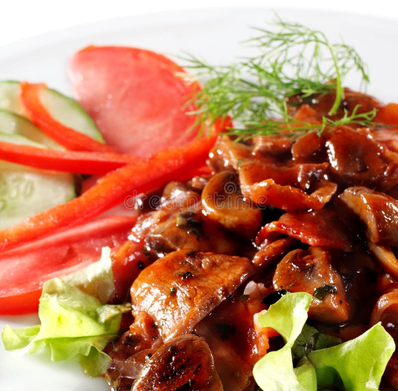 Beef Plate with Potatoes Galette Stock Image - Image of cook, diet: 7601067