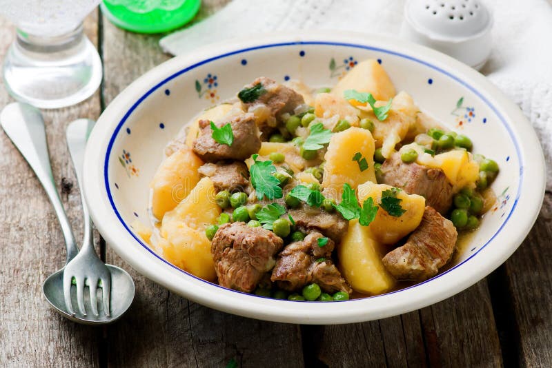 Beef and Potato Fricassee stock photo. Image of stew - 88063538
