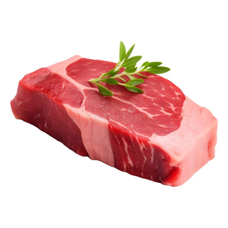 Beef Raw Meat on Transparent Background - Ai Generated Stock ...