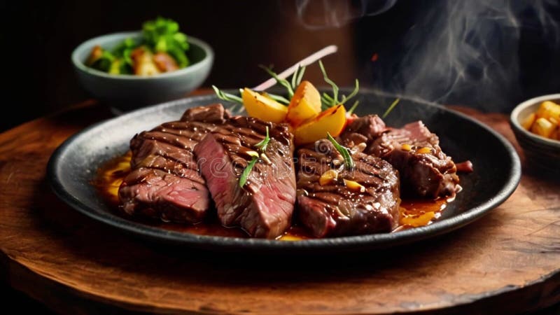 Beef a Roo Menu with Steaming Hot Stock Video - Video of spice ...