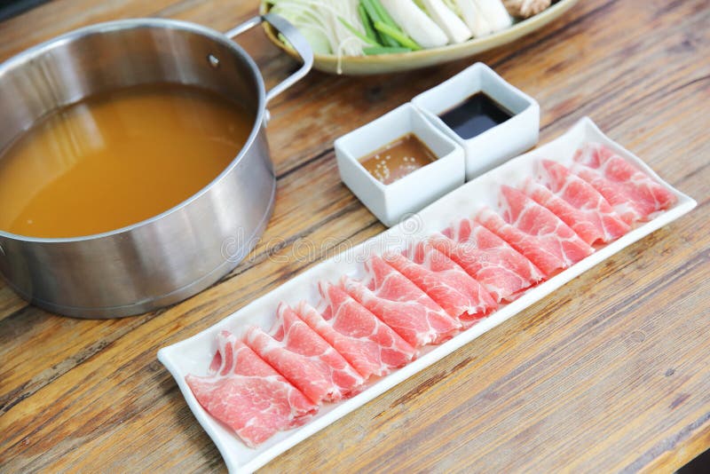 Beef set shabu shabu stock image. Image of asia, cook - 136965289