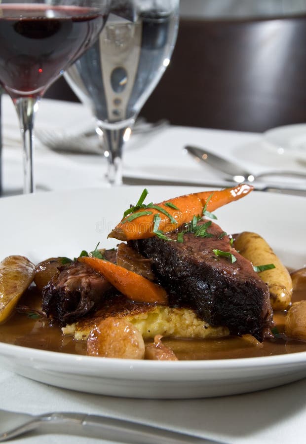Raw Short Ribs on a Cutting Board Stock Image - Image of charbroiled ...
