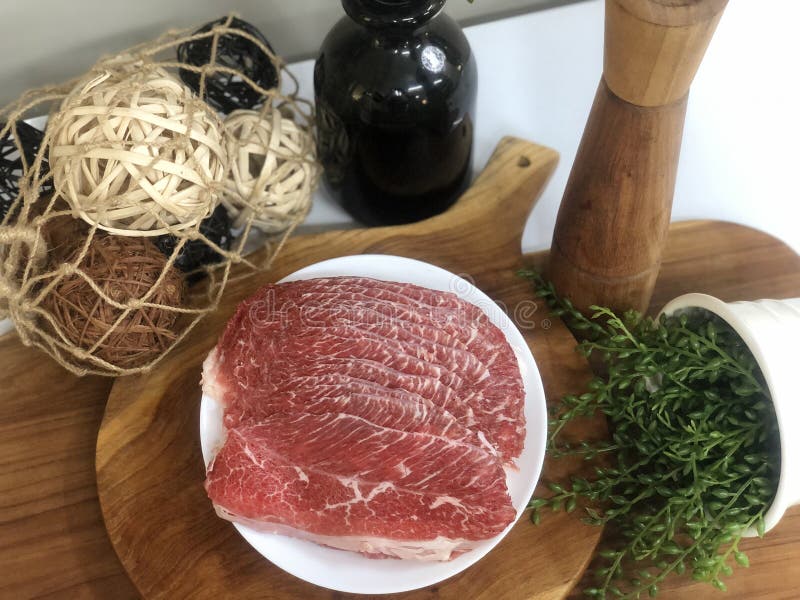 Beef slice stock photo. Image of marbling, good, beef - 238990310