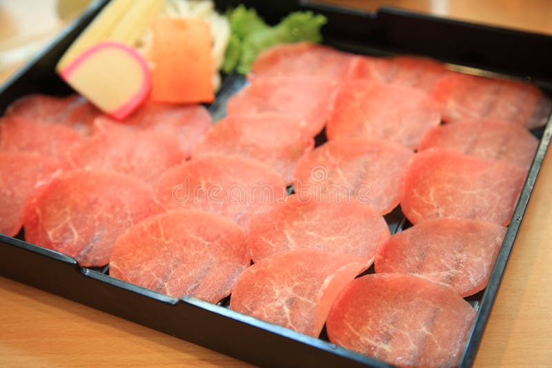 Beef slice on the plate stock photo. Image of cattle - 42471846