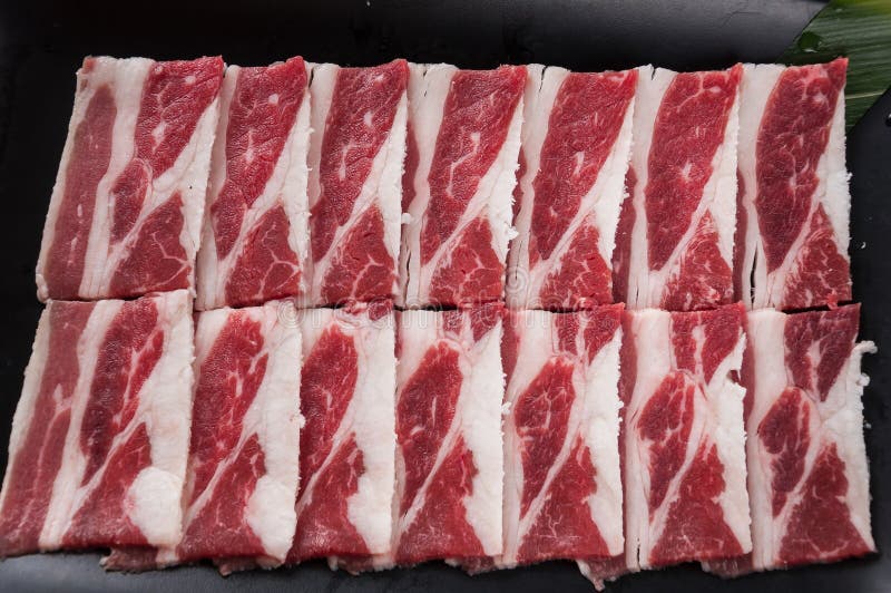 Beef slice stock photo. Image of dish, mushroom, green - 67212150