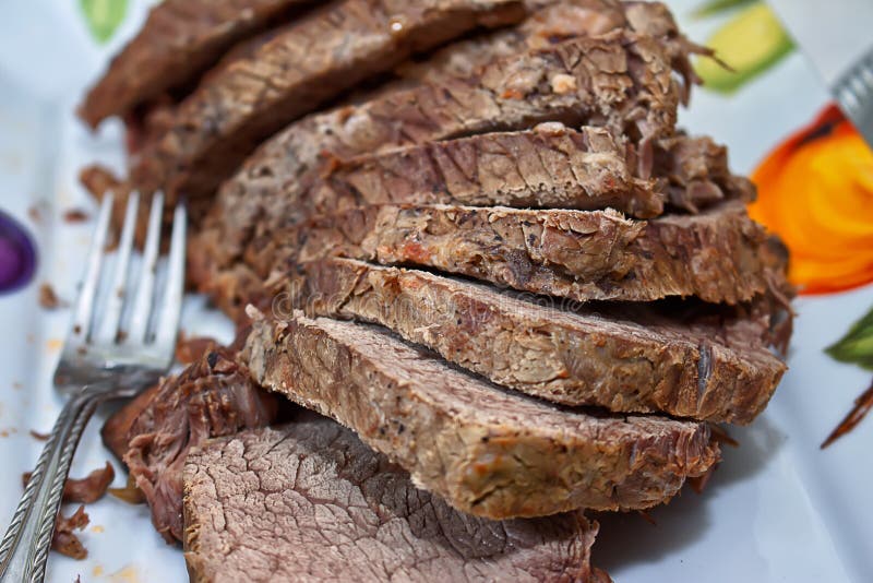Beef sliced stock image. Image of cooked, gold, orange - 38480275