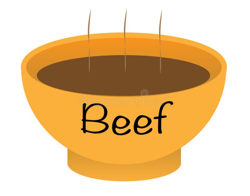 Beef Bowl Logo Healthy Cuisine Meat Street Food Industry Stock Vector ...