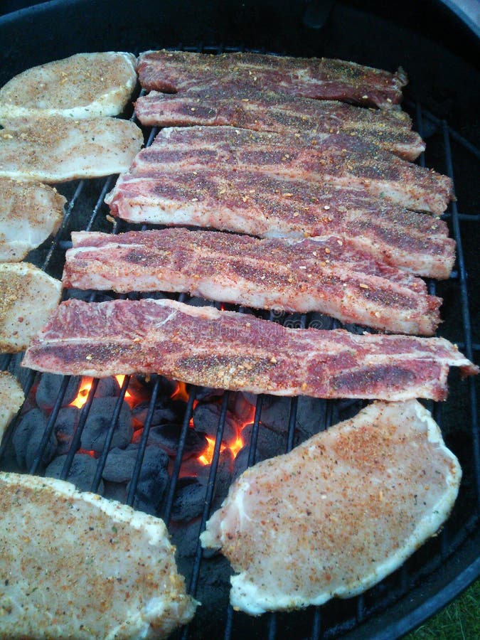 Beef stake stock image. Image of cook, grill, backyard - 53652657
