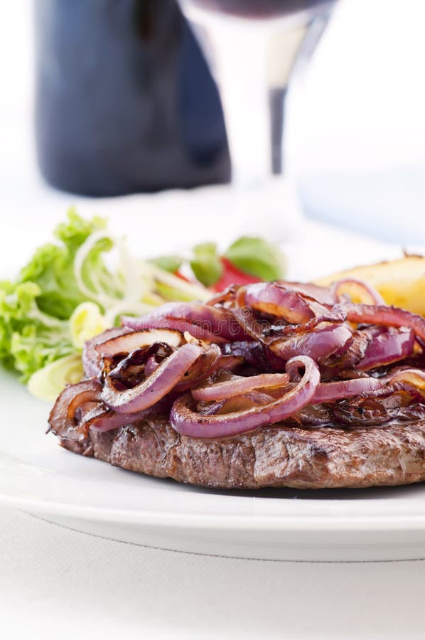 Beef steak stock image. Image of beef, mottled, meal - 18166641