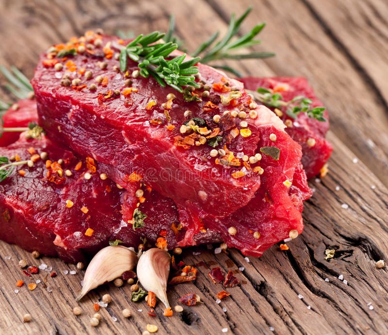 Beef steak. stock image. Image of peppercorn, protein - 28678551