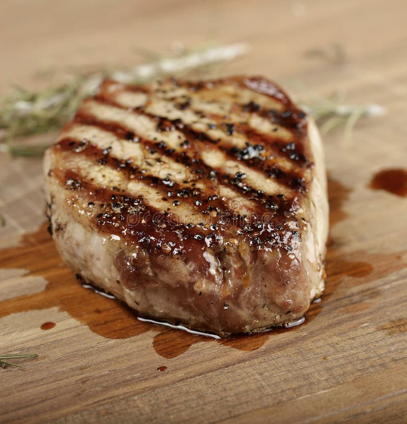 Grilled Beef Steak stock image. Image of meat, garnish - 35108271