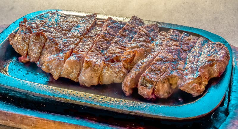 Beef steak on table stock photo. Image of table, beef - 72648012