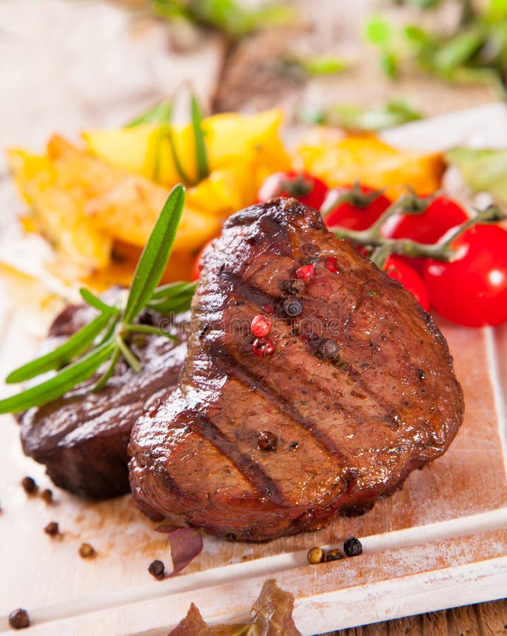 Beef steaks stock photo. Image of menu, closeup, juicy - 32272964