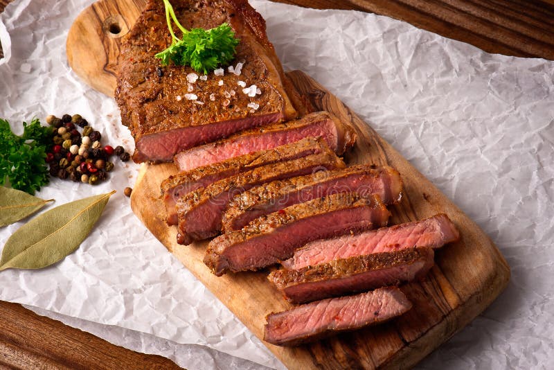 Beef steaks stock image. Image of fatless, fried, piece - 59229961