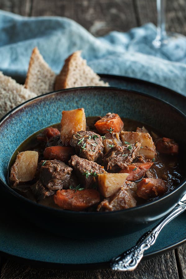 Beef Stew stock photo. Image of cuisine, dish, green - 46399810