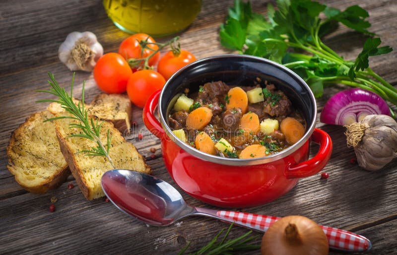 Beef Stew stock image. Image of spoon, homemade, cooked - 49131387