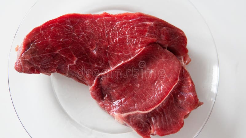 Beef Tenderloin for Cooking Steak. Young Beef Meat before Roasting ...