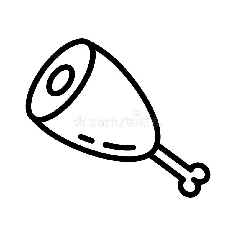 Beef thin line vector icon stock vector. Illustration of animal - 150903927