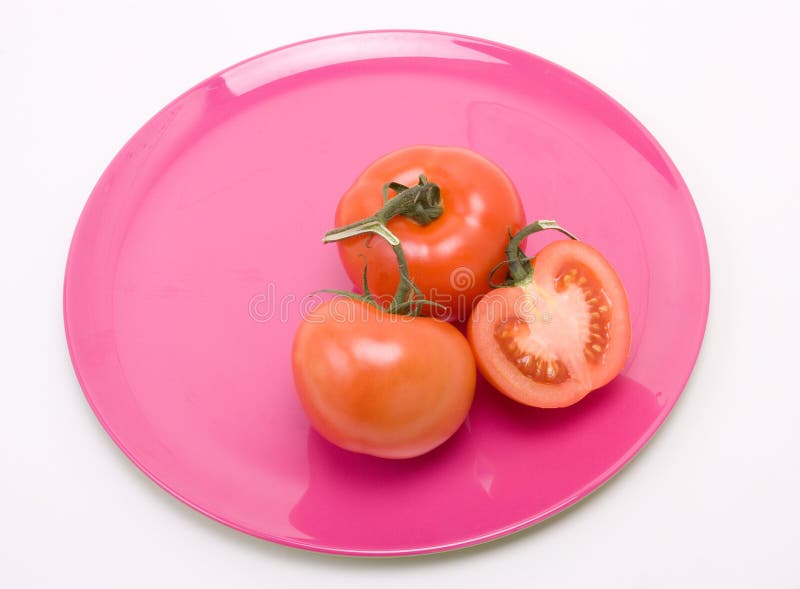 Beef Tomatoes stock photo. Image of food, healthy, plate - 12060604