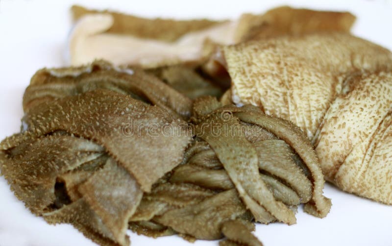 Omasum Tripe, Beef Third Stomach Stock Image - Image of barbeque, white ...