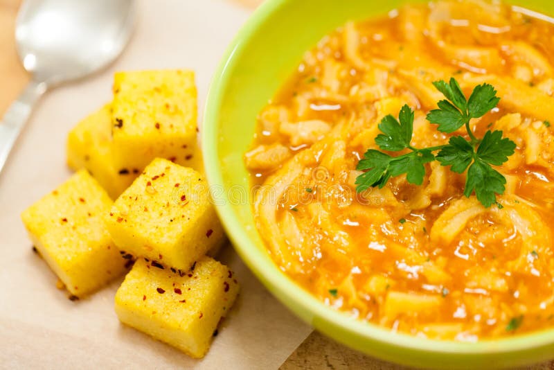Beef tripe in bowl stock image. Image of stomach, polenta - 113506589