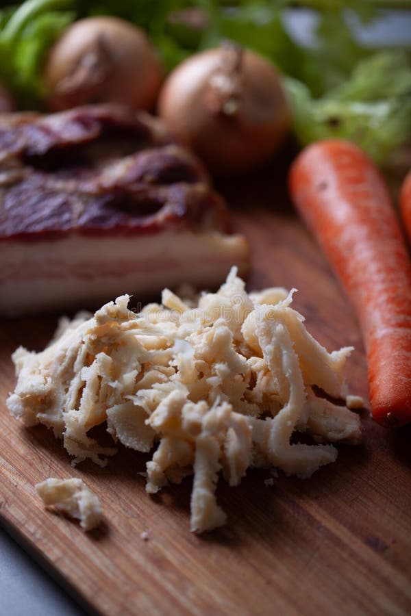 Beef Tripe on a Cutting Board Stock Image - Image of dish, cooking ...