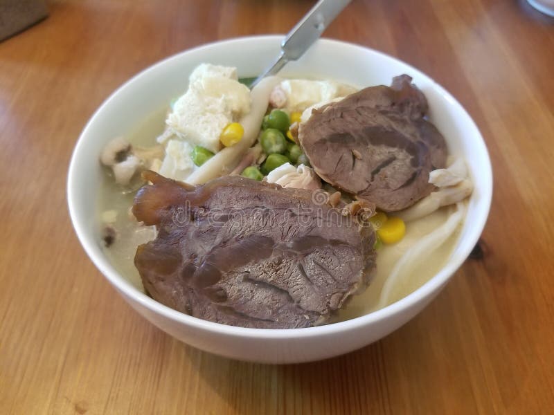 Beef Tufo Vegetables Soup stock photo. Image of food - 219719628