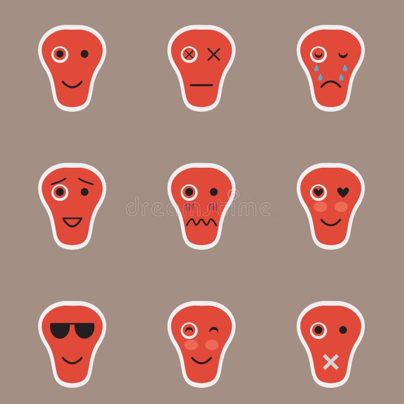 Beef stock vector. Illustration of commodity, colour - 86520173