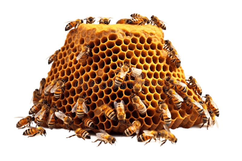 Beehive Isolated on Transparent Background, Generative AI Stock Photo ...