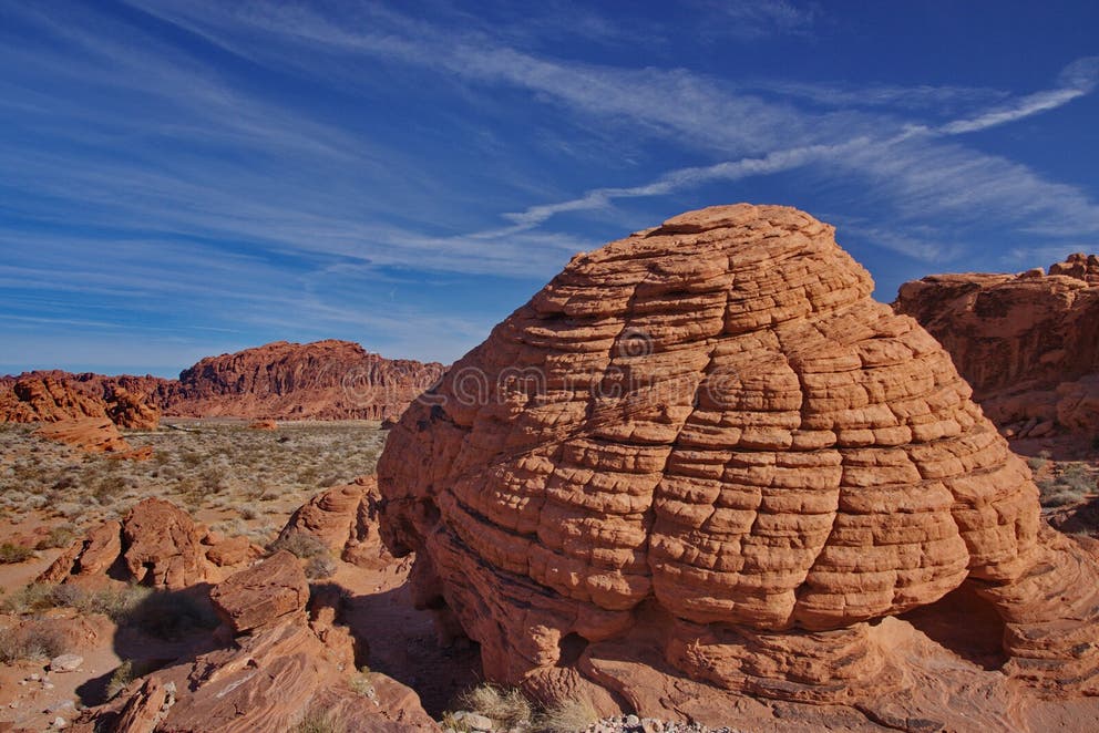 Beehive Like Rock Formation Stock Photo - Image of beehive, formations ...
