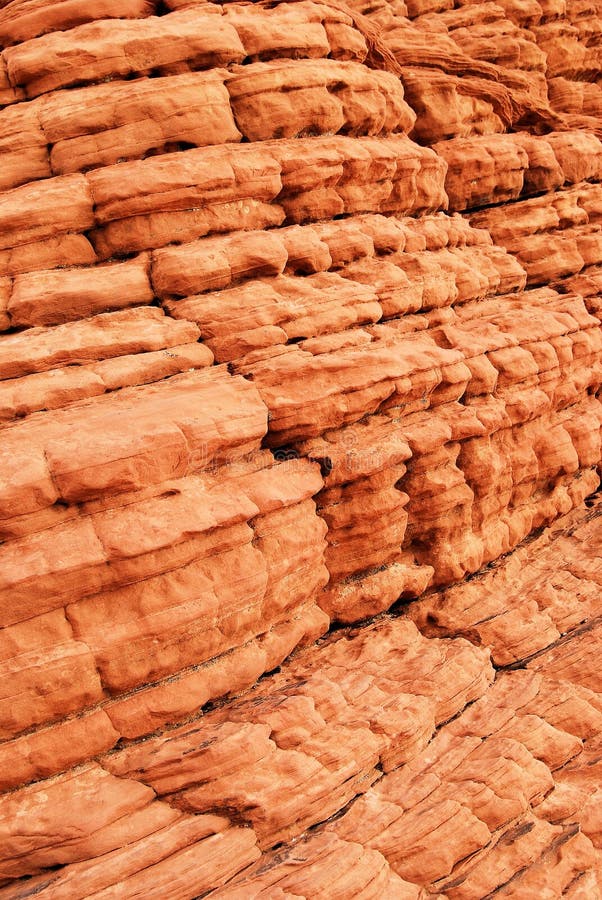 Beehive Rock Detail in the Valley of Fire Stock Photo - Image of ...