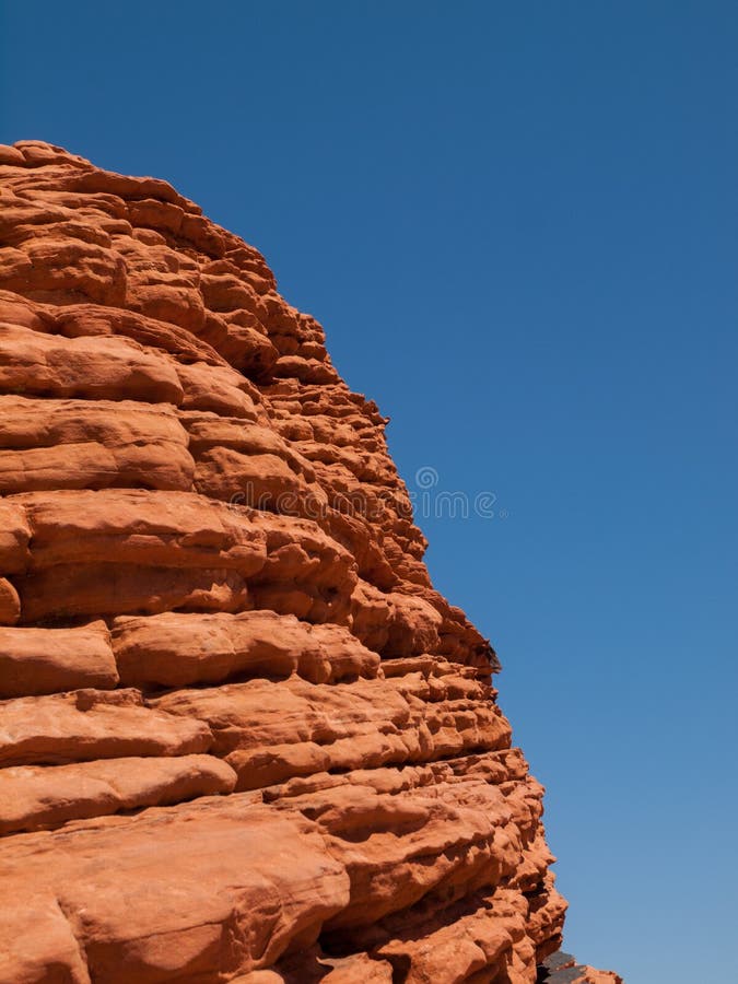 Beehive Rock Detail in the Valley of Fire Stock Photo - Image of ...