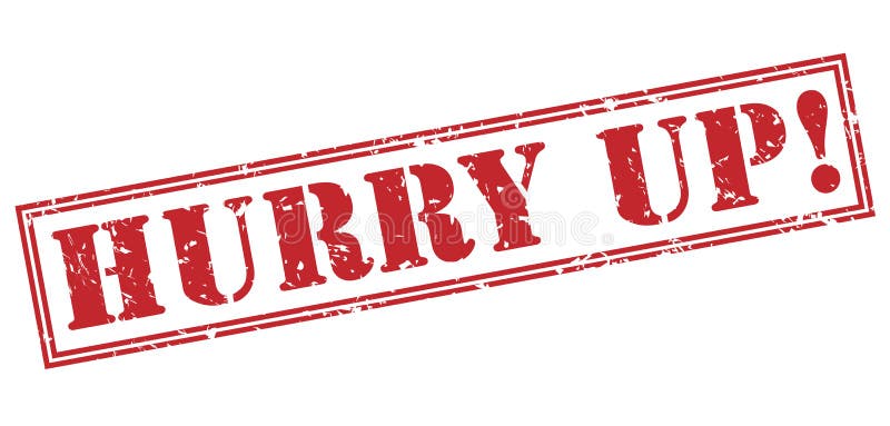 Beeilen Sie sich oben stock abbildung. Illustration von mann - 38243444