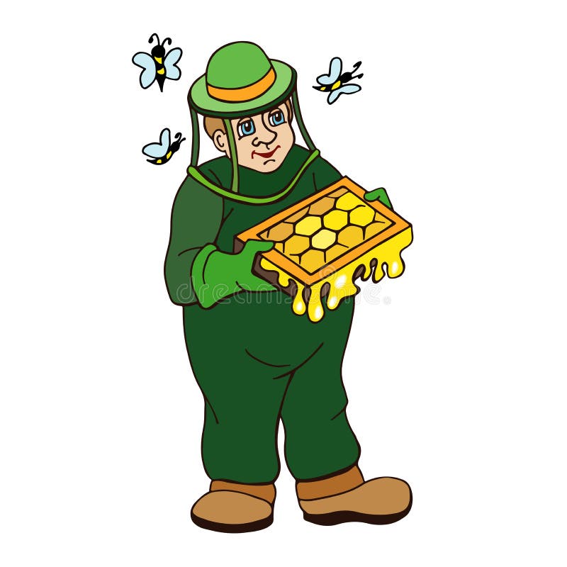 Happy Apiarist Stock Illustrations – 89 Happy Apiarist Stock ...