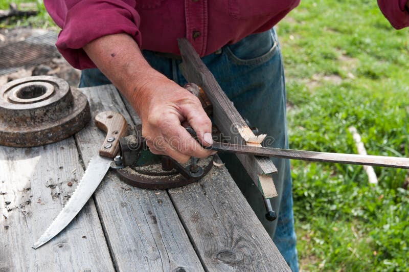 Traditional Carpentry Planing Tools Stock Image - Image of wooden ...
