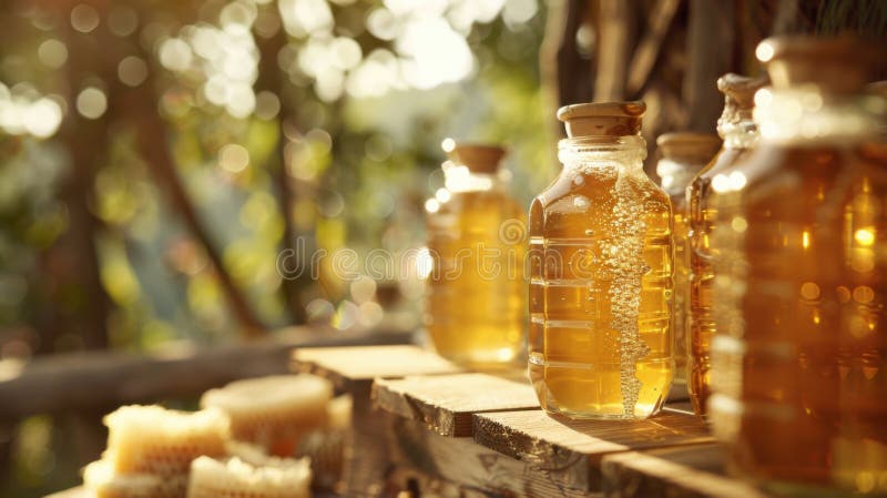 Beekeeping and Honey Harvesting Background Stock Photo - Image of honey ...