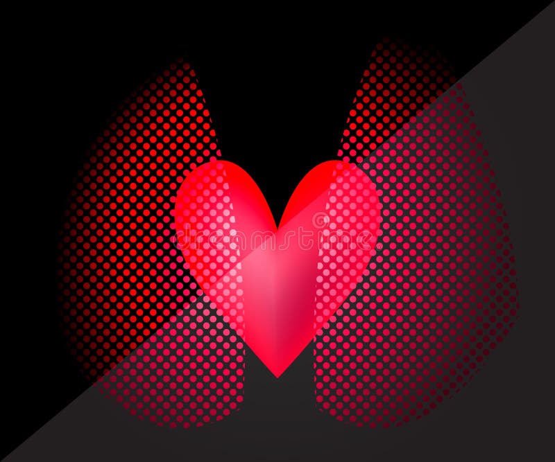 Beeld Van Het Hart En De Longen Vector Illustratie - Illustration of ...